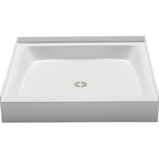 DURABASE FIBERGLASS SQUARE SHOWER FLOOR, WHITE, 32 X 32 IN. - Walmart.com
