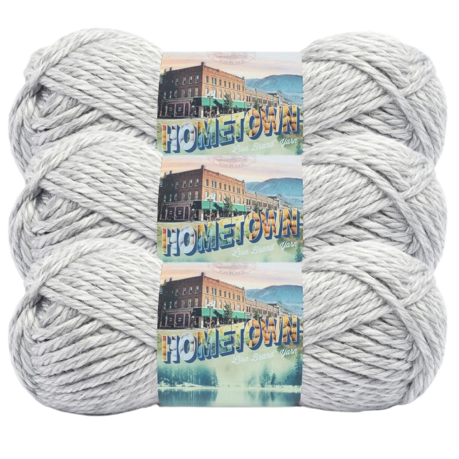 Click here for Lion Brand Hometown Yarn - Blue Sky prices