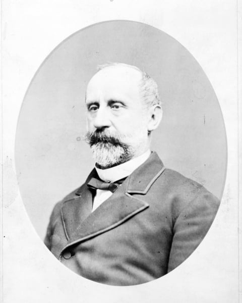 Print: Charles Devens, Head-And-Shoulders Portrait, Facing Left, circa 1870 - Walmart.com