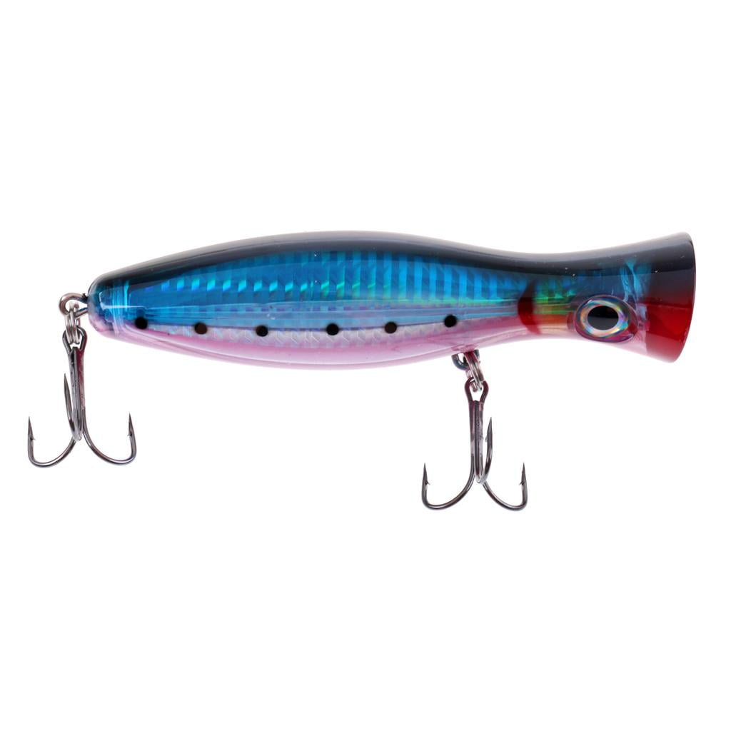 Crank Baits Bass Floating Poper Painted Popper Fishing Lures Poper HOT ...