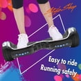 Hoverboard Smart Adult All-Terrain LED Flash Wide Wheel with Bluetooth ...