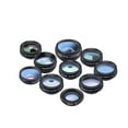 APEXEL 10-Piece Phone Camera Lens Kit: 0.63X Wide Angle, 15X Macro, 198 ...