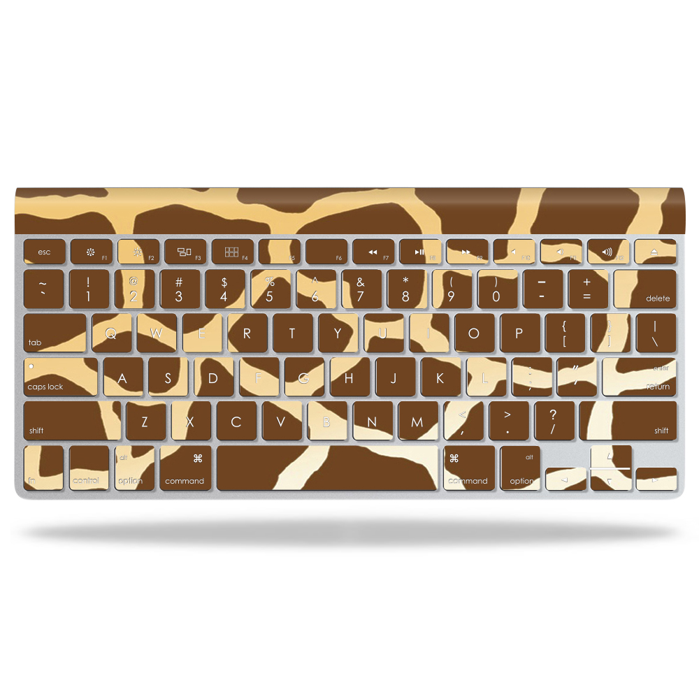 Skin Decal Wrap Compatible With Apple Wireless Keyboard Giraffe ...