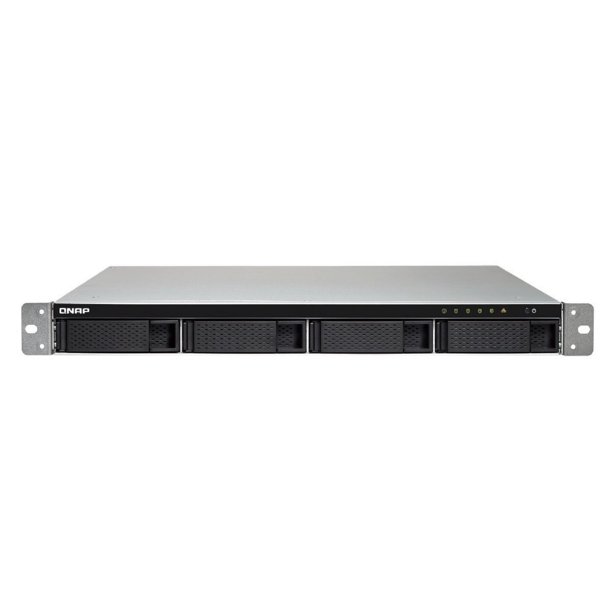 1U 4-bay NAS/iSCSI IP-SAN,10GbE-ready, PCIe Expansion Slot, Single PSU ...