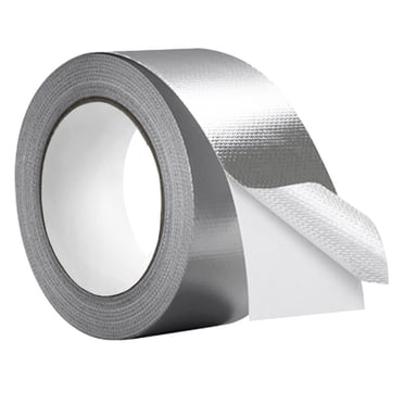50m 0.05mm Self Adhesive Heat Reflective Tape Barrier Roll High Temp ...