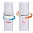 2X Mobile Air Conditioner Exhaust Pipe Connector 13/15CM Universal Pipe ...