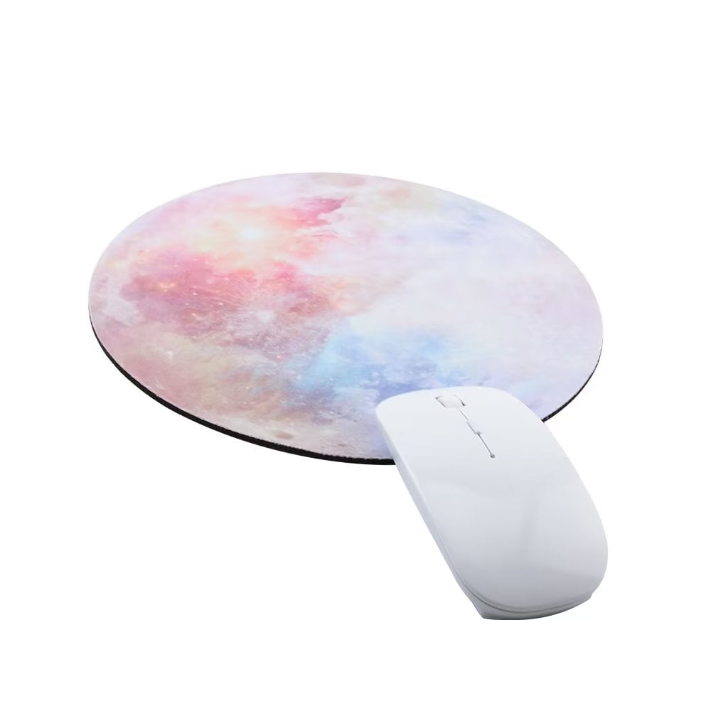 SHARE SUNSHINE Round Mouse Pad Planet Pattern Anti-Slip Rubber Bottom 8 ...