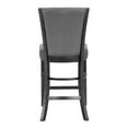 Counter Height Dining Chairs / Plush Gray Upholstery, Sturdy Wooden ...