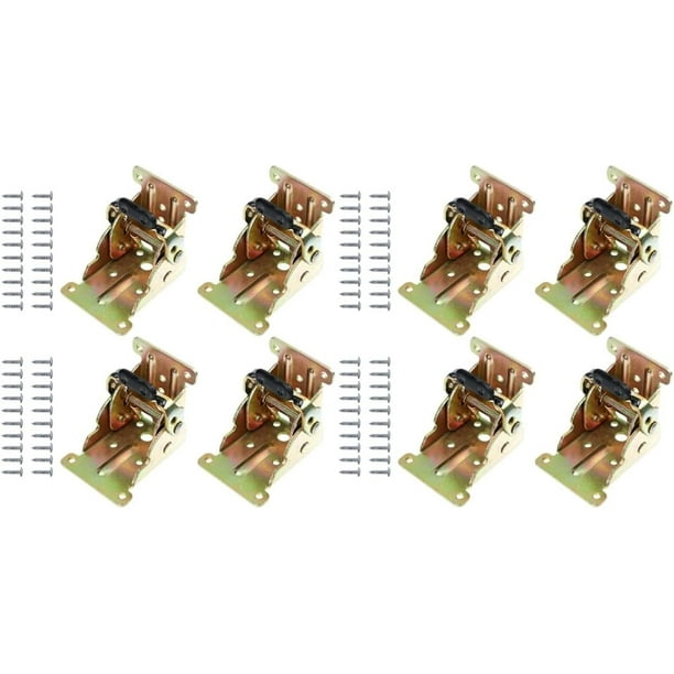 Office Desk Accessories 8 PCS 90 Degree self Locking Hinges for Table ...