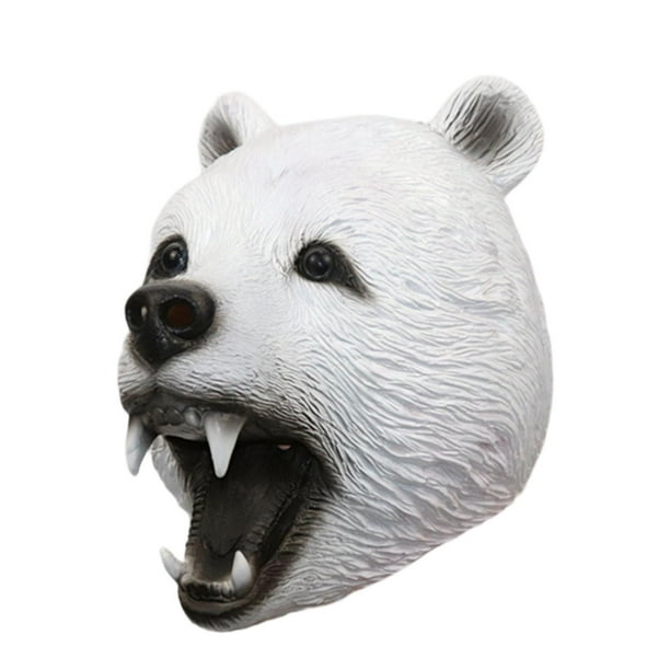 Máscara De Oso Realista, Disfraz De Máscara De Cabeza De Oso Para ...