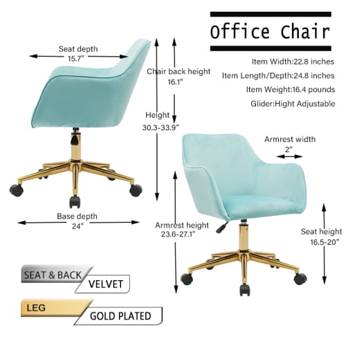Light Blue Desk Chair