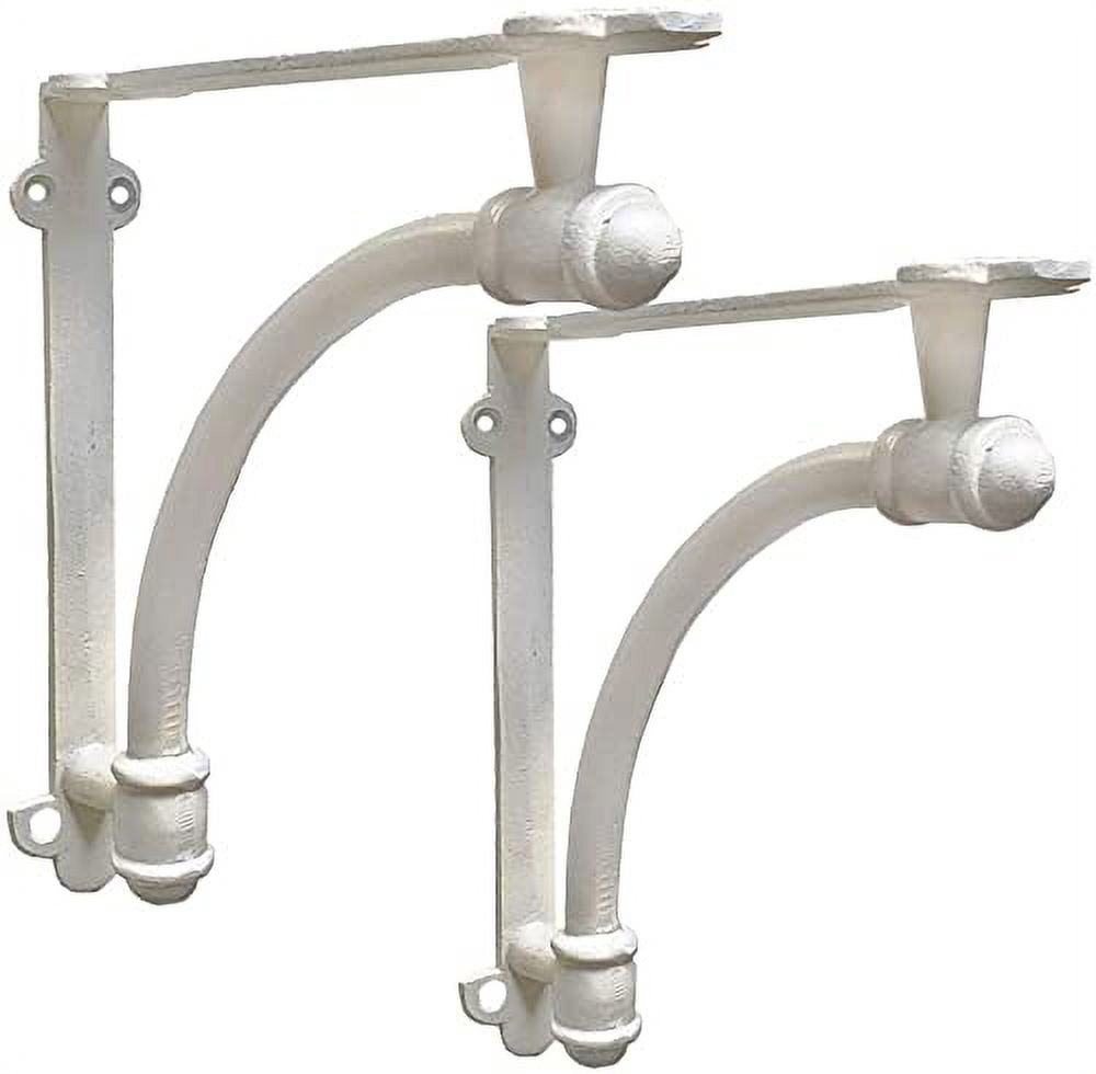 NACH Half Round Wall Mount Shelf Bracket, Decorative Brackets, Heavy ...