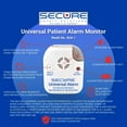 Secure Bed Alarm for Seniors - 12" x 30" Pressure Sensor Pad, 80 dB ...