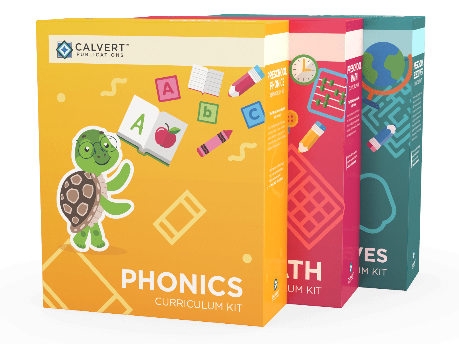 Calvert Preschool Homeschool Kit - Math, Phonics & Electives Learning ...