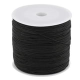 Nylon Chinese Knot DIY Handcraft Braided Cord String Black 0.8mm Dia ...