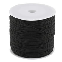 Unique Bargains Nylon Chinese Knot Cord String, Black 0.8mm, 110 Yards ...