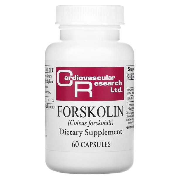 Forskolin, 60 Capsules, Cardiovascular Research - Walmart.com