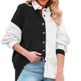 Aellinatey Shackets for Women Button Down Long Sleeve Shirts Plus Size ...