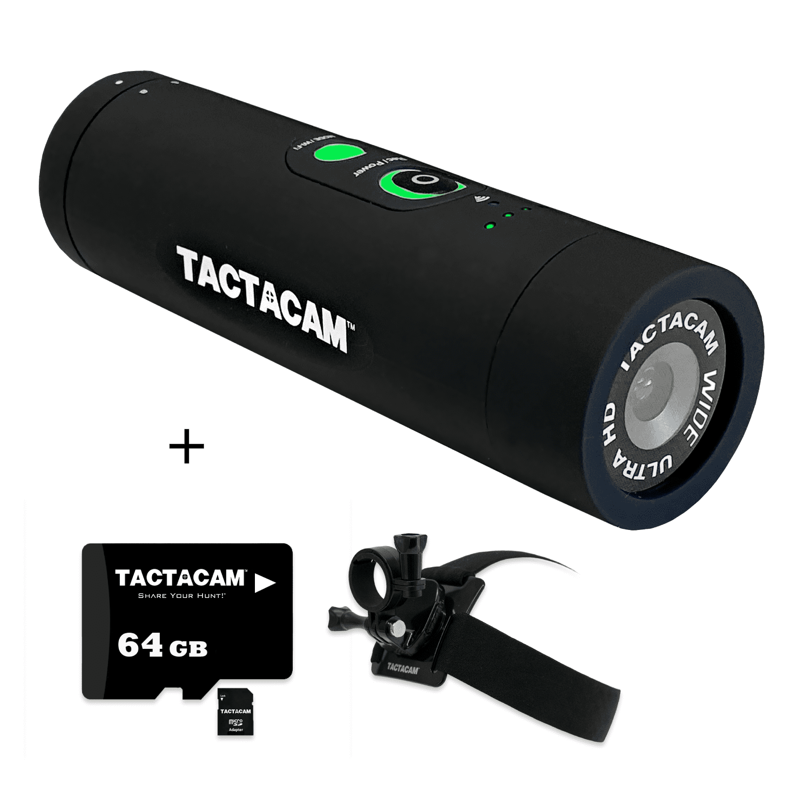TACTACAM 5.0 Wide Angle Hunting Action Camera + Head Mount, Universal ...