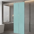 Aqua Window Privacy Film, Natural Solid Color Organic Mottling Texture ...