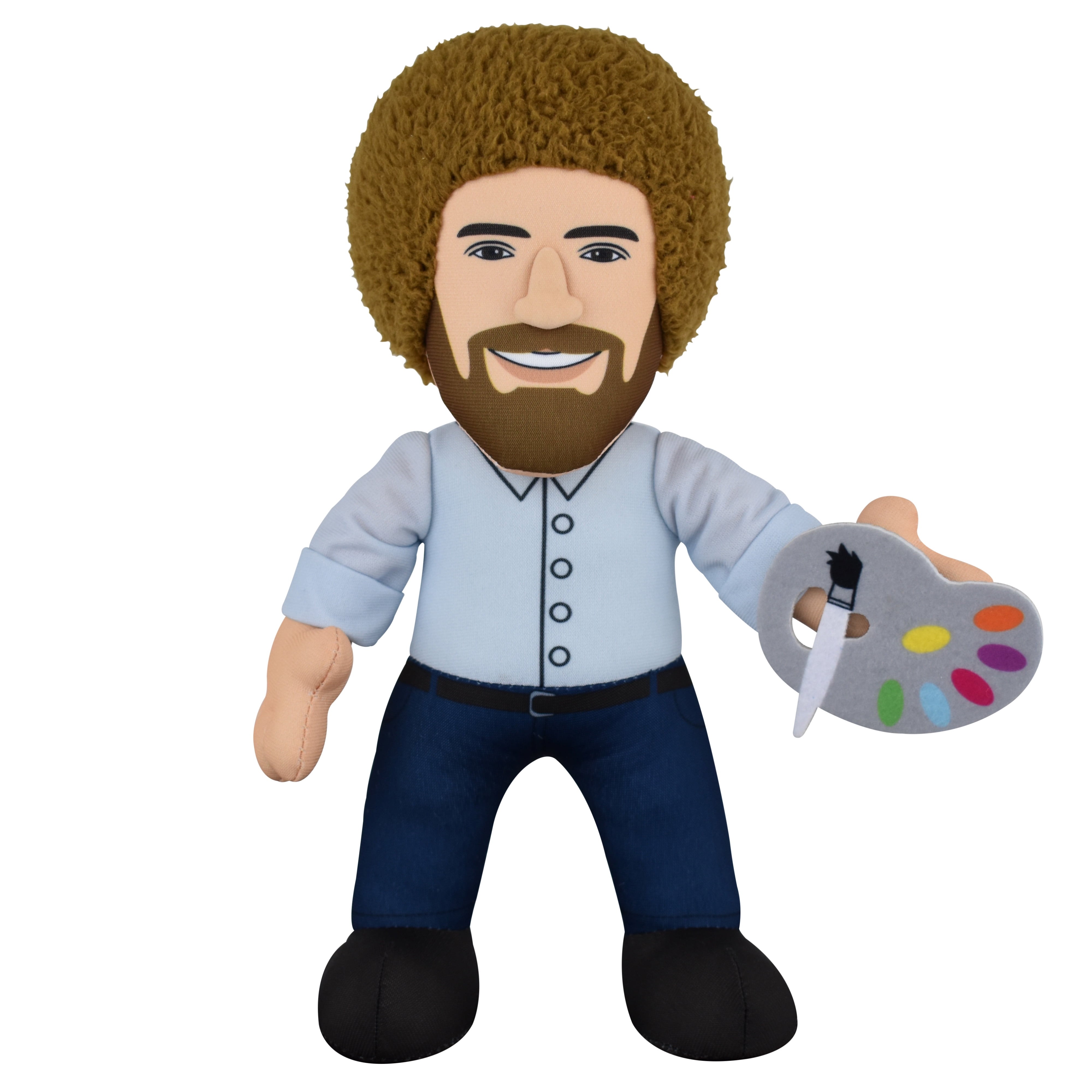Bleacher Creatures Bob Ross The Happy Painter 10 Plush Figure