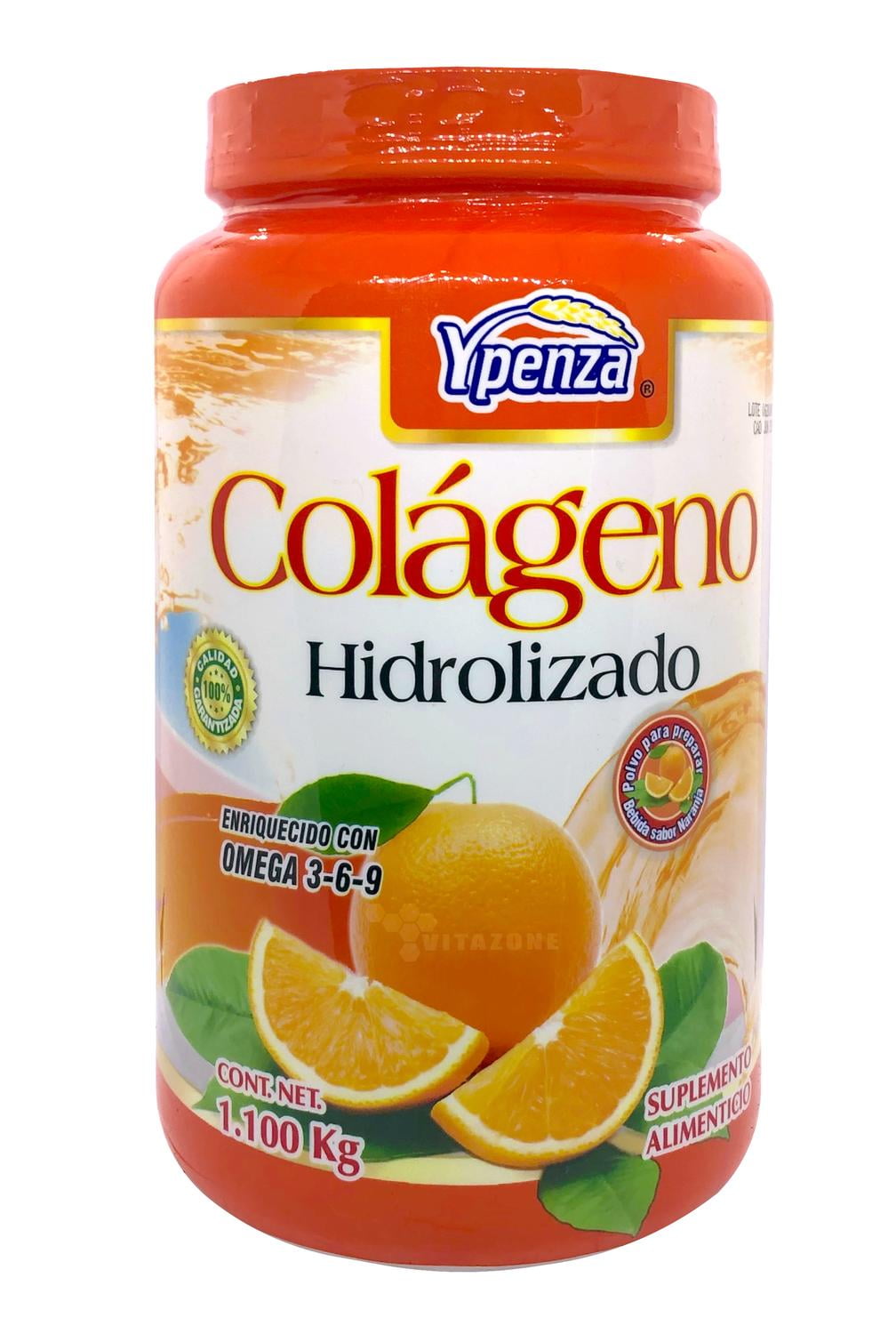 Colágeno Hidrolizado YPENZA Naranja 1.1 kg | Bodega Aurrera en línea