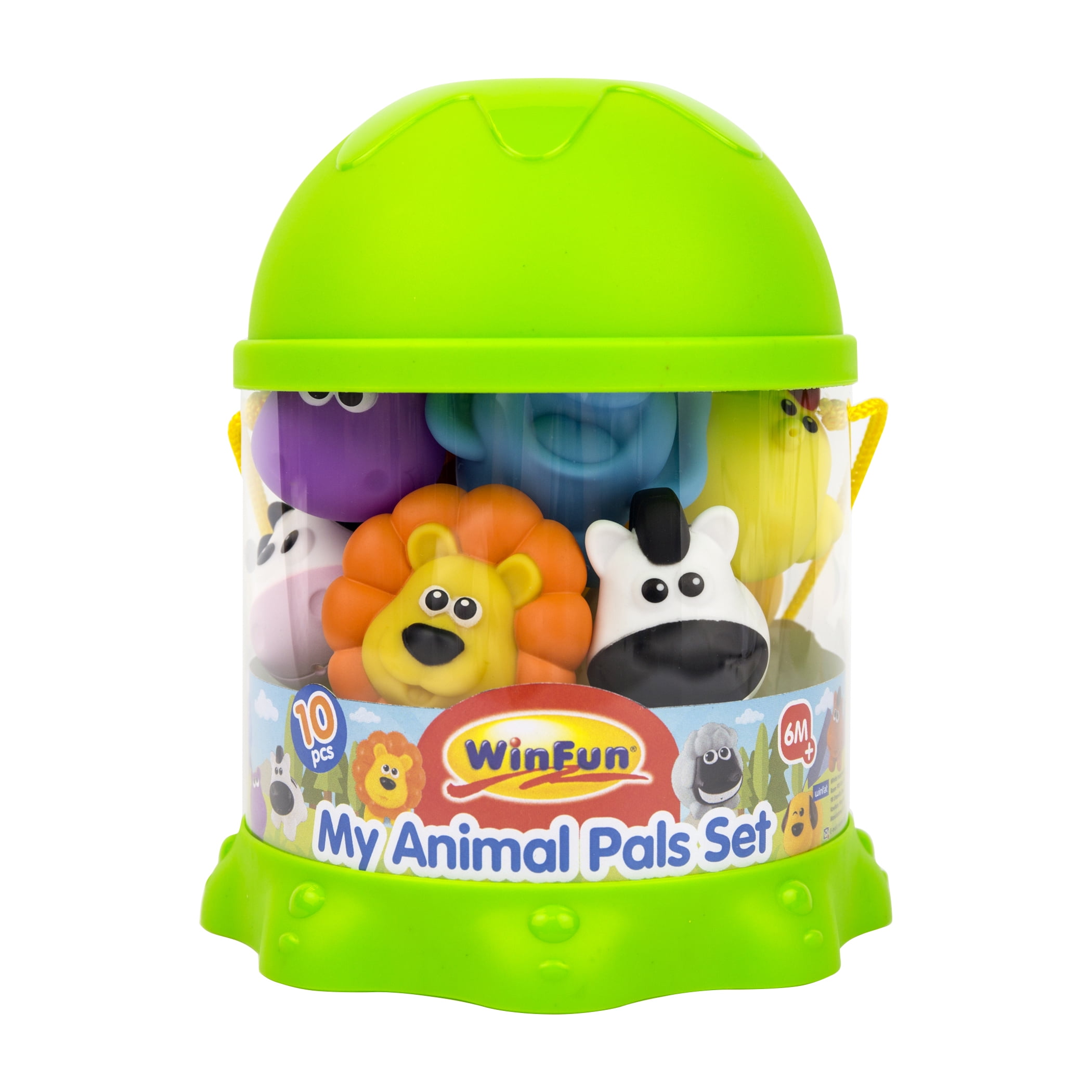 Winfun 10 Pc. My Animals Bath Playset -Recommended for Ages 6 Months or ...