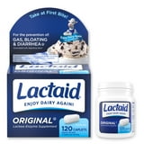 Lactaid Original Strength Lactose Intolerance Relief Caplets, 120 Ct ...