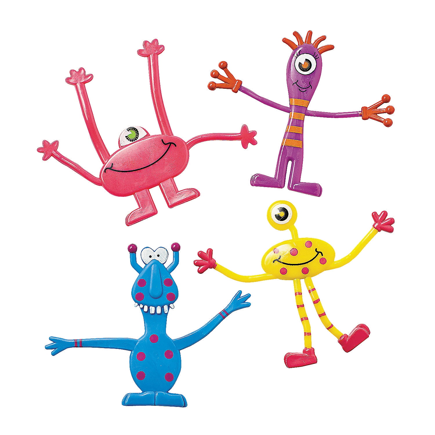 Monster Bendables (2Dz) - Party Favors - 24 Pieces - Walmart.com ...