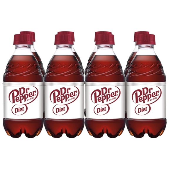 Dr Pepper Diet, Caffeine-Free, Zero Sugar, Soda Pop, 12 fl oz, Pack of ...