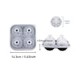Ice Cube Tray with Lid - Silicone Ice Block Mould for Freezer, Easy ...