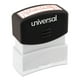 Universal Message Stamp, FAXED, Pre-Inked One-Color, Red -UNV10054 ...