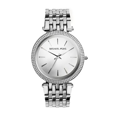 Michael Kors Women's Parker Crystal Pave Logo Rose Gold Watch MK6176 ...