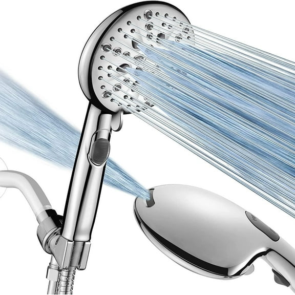 XUERUI-Shower Head With Handheld 7 Settings High Pressure, Built-in ...