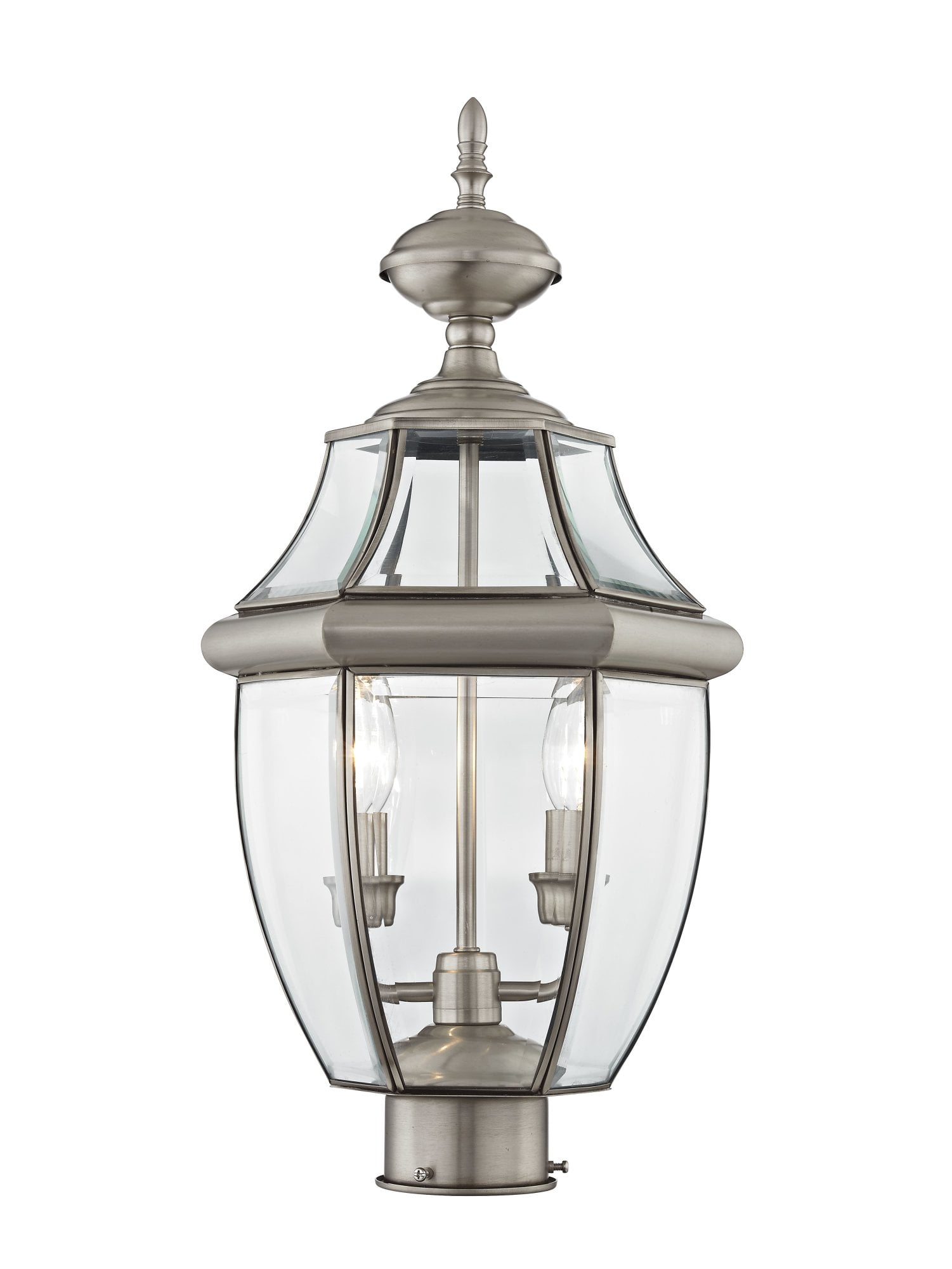 Livex Lighting Monterey 2 Light Outdoor Post Lantern - Walmart.com ...