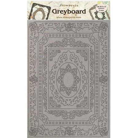 Stamperia Greyboard Cut-Outs A4 2mm Thick-Frames, Atelier Des Arts ...