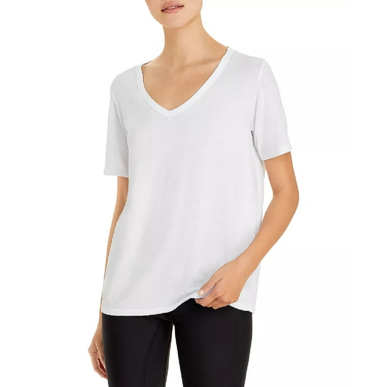Alo Yoga Motion Short Sleeve V-Neck Tee Bloomingdale's