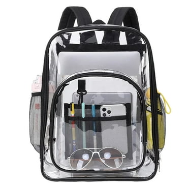 VICHYIE Clear Backpack for School Stadium Heavy Duty PVC Transparent ...