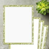 Green Alluring Border Sprint Easter Letter Paper, Set of 25 8.5" x 11 ...