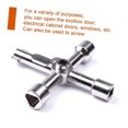 SKYSONIC 6-Piece Electrical Cabinet Key Set, Surface Polished -Rust 4 ...