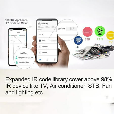 Intelligent Thermostat Infrared Room Temperature and Humidity Remote ...