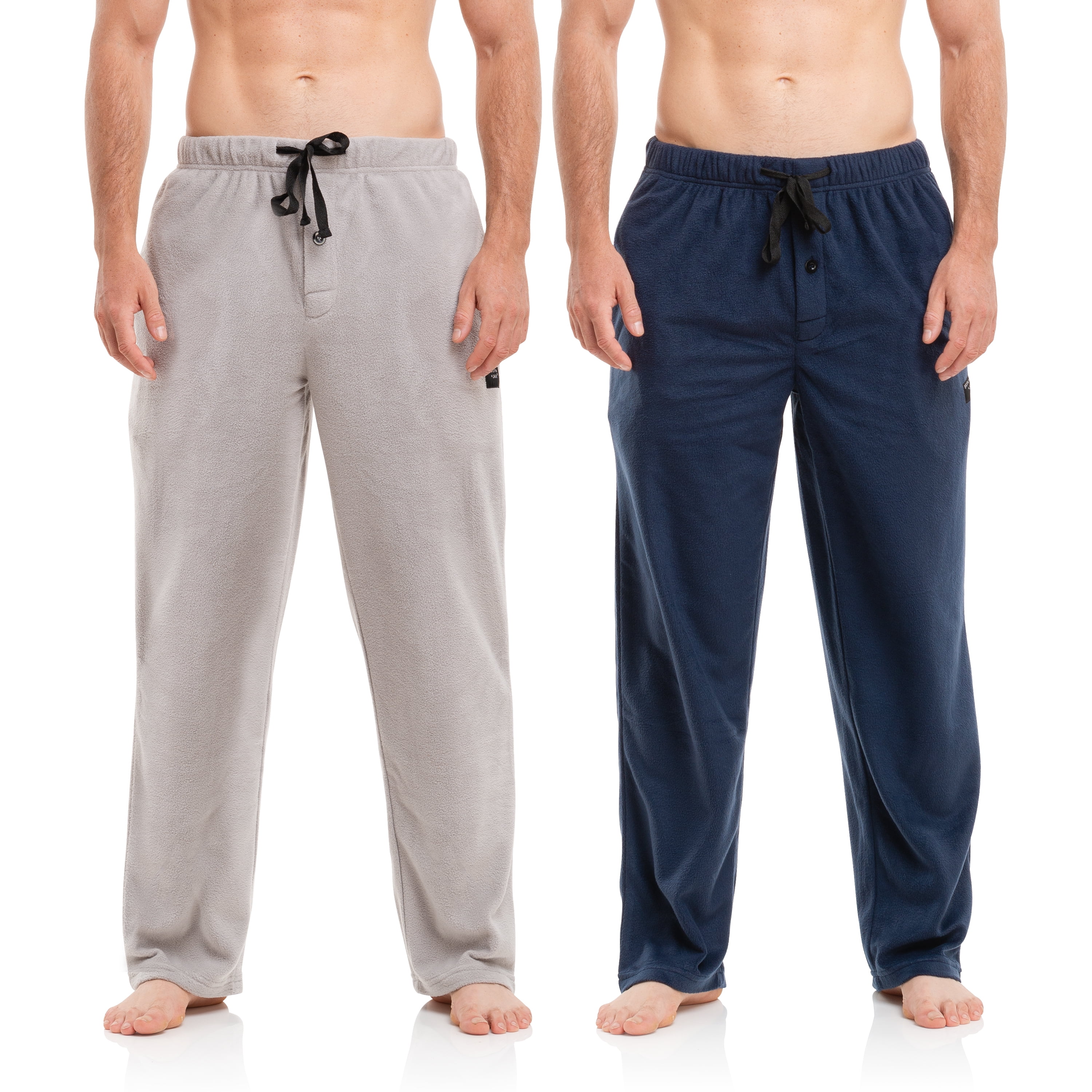 Brooklyn-Jax Men's Microfleece Pajama in small size and colors Navy ...