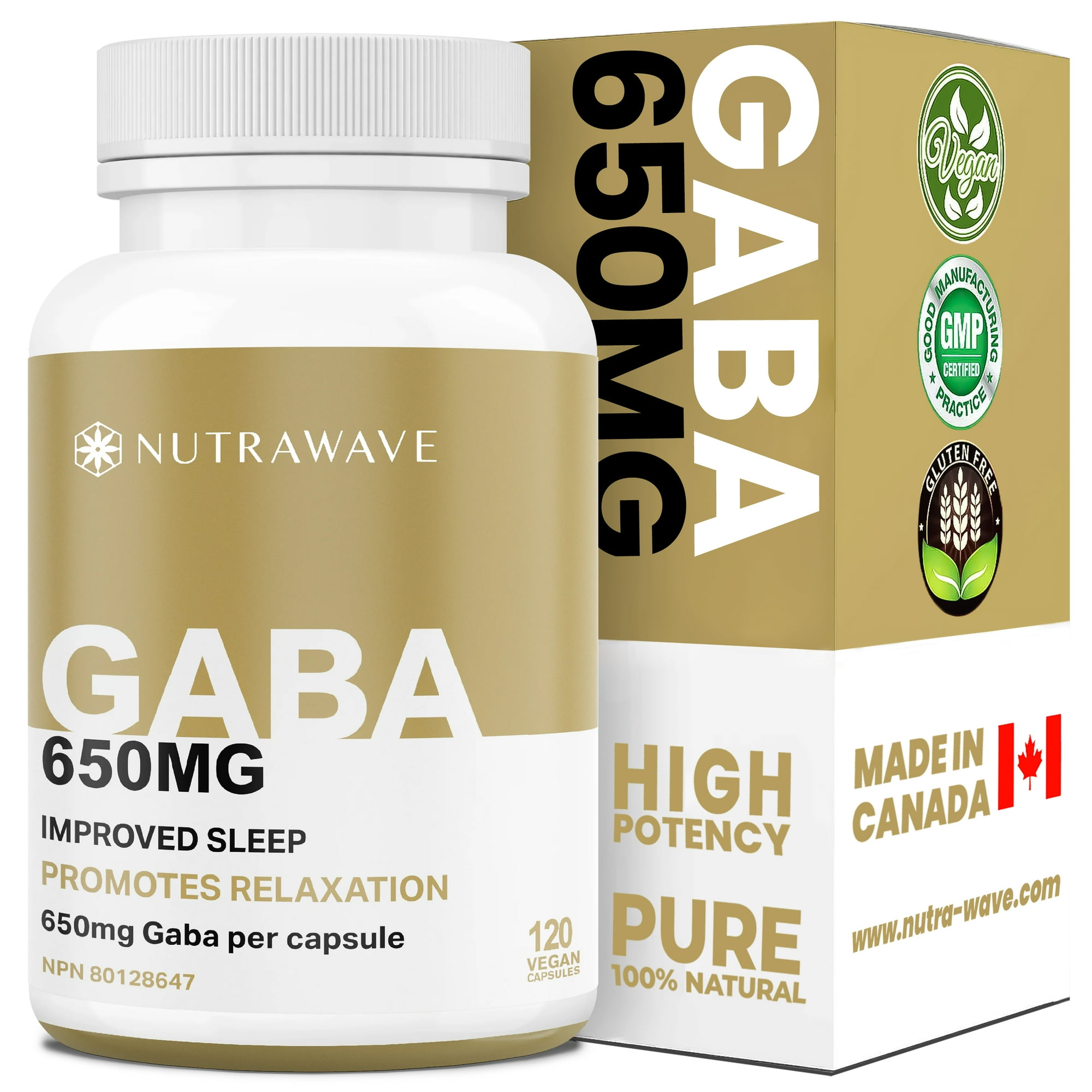 Click here for Nutrawave Gaba 650mg Supplement - Natural Stress &... prices