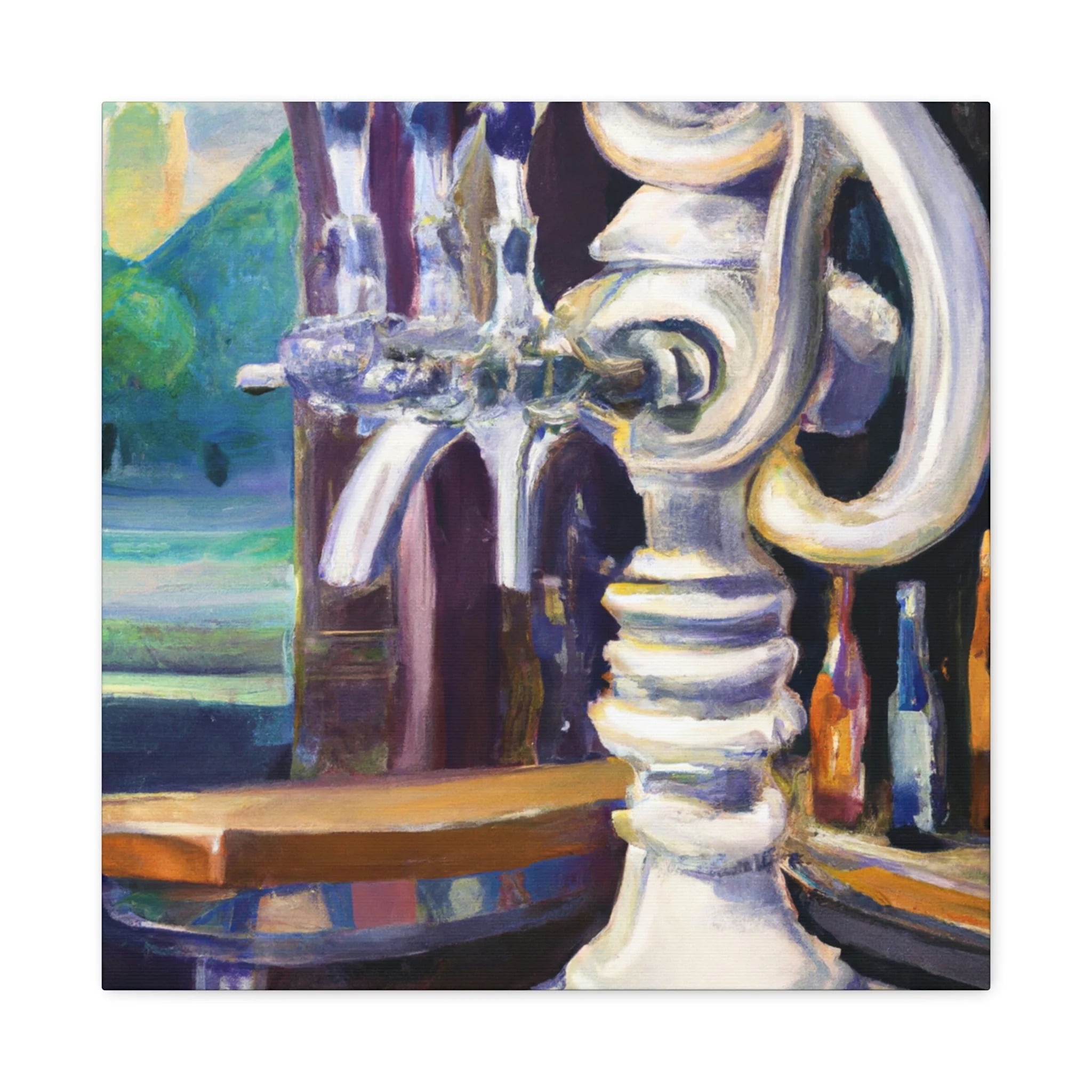 Bar Tap Splendor Scene - Canvas - Walmart.com
