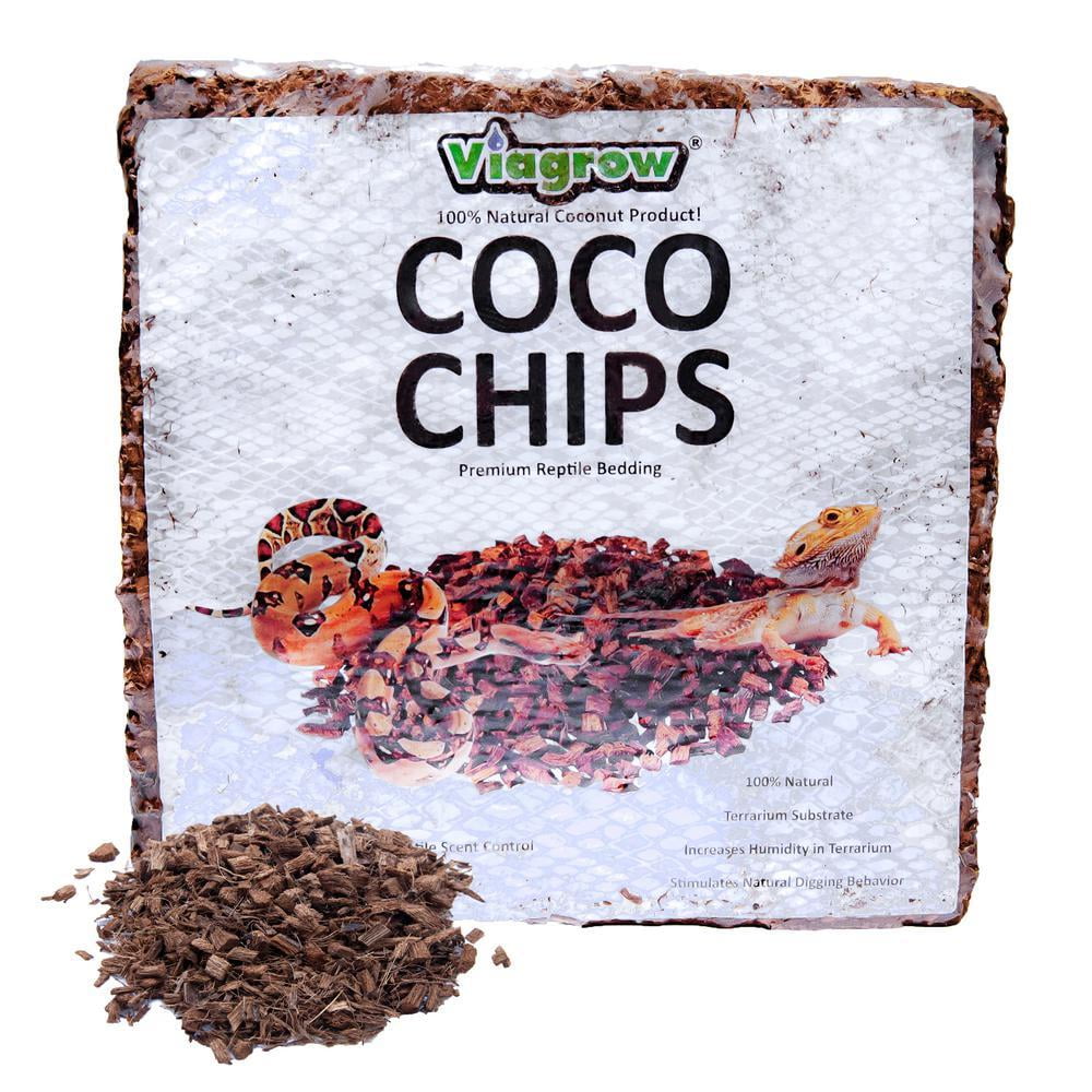 Viagrow Coco Coir 72 Qt. / 68 L / 18 gal. Premium Coconut Reptile ...