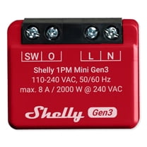 Shelly 1PM Mini Gen3 WiFi & Bluetooth Smart Switch Relay, 1 Channel 8A ...
