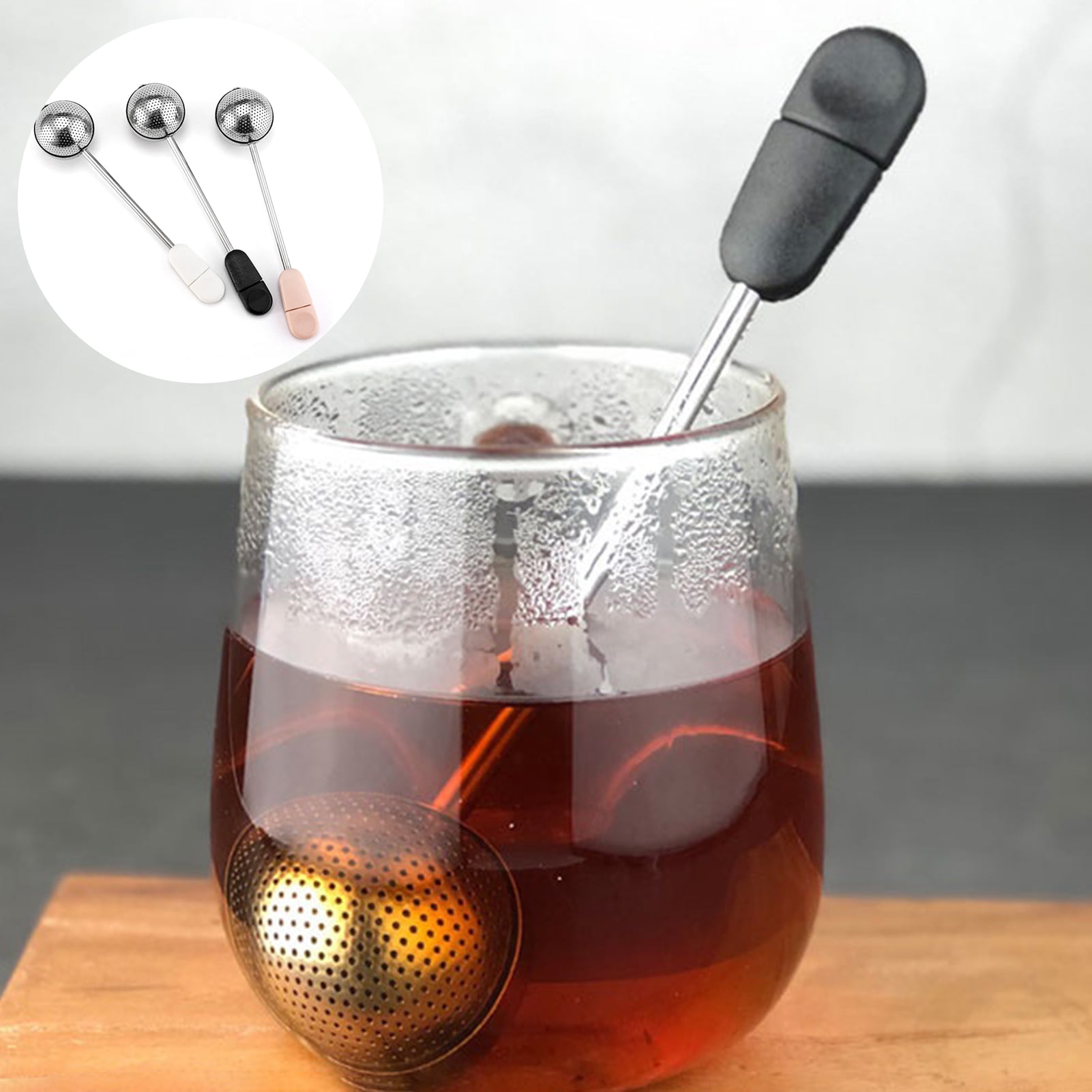Visland Tea Strainer with Handle for Loose Leaf Tea and Mulling Spices ...