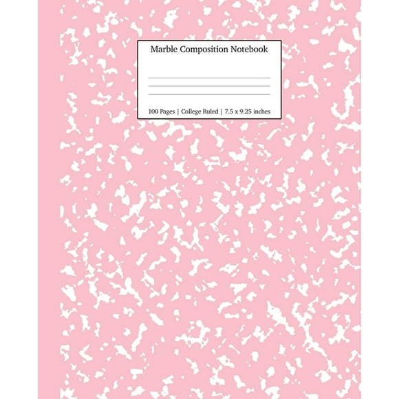 Colored Marble Composition Notebooks
