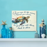 JennyGems Sea Turtle Decor, Waves Knock You Down or Ride Them Back To ...