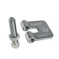 Highcraft 3/8 in. C-Clamp Rod Anchor for Beam, Electro Galvanized Steel ...